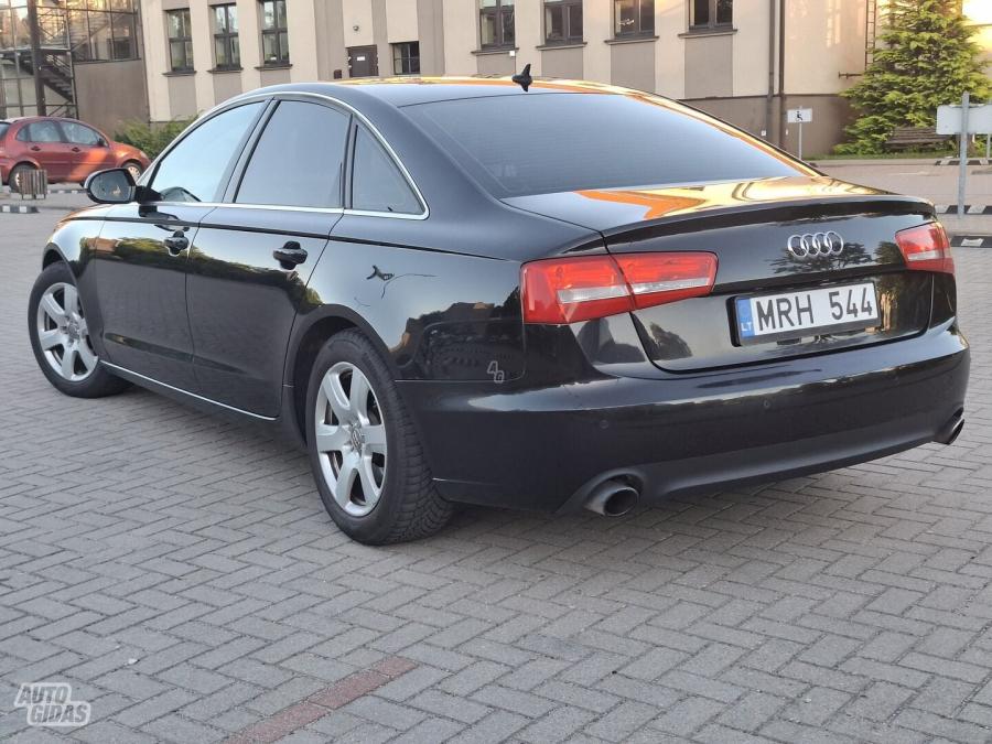 Black Audi A6 2012 in Silute, with an engine capacity of 2.80 L and mileage of 208 thousand km for 7400 €, photo 4 on AUTOMOTO.COM.LV