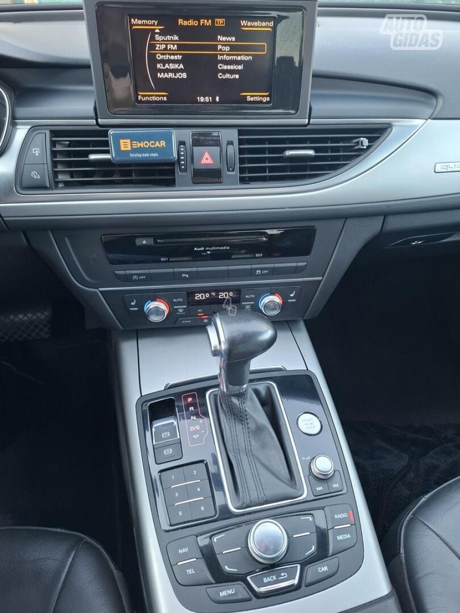 Black Audi A6 2012 in Silute, with an engine capacity of 2.80 L and mileage of 208 thousand km for 7400 €, photo 14 on AUTOMOTO.COM.LV