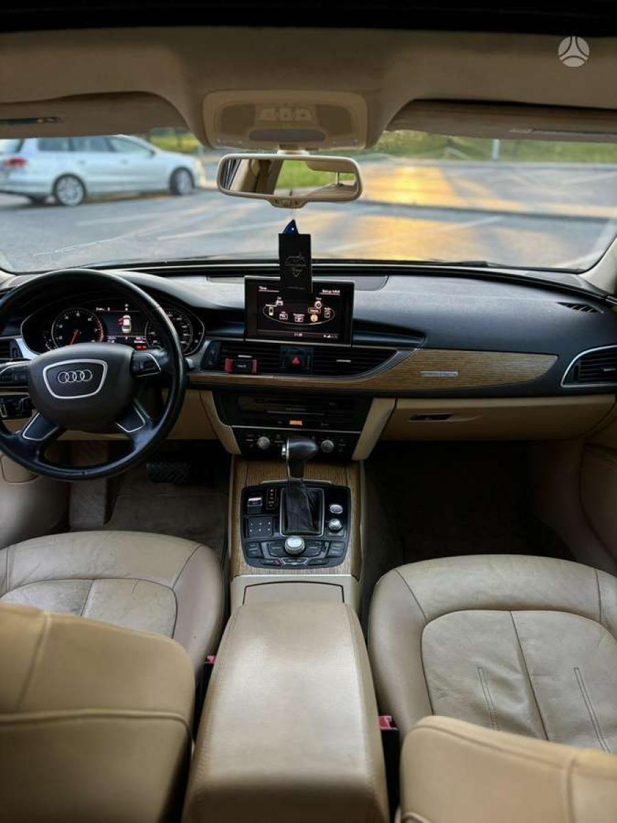 Melns Audi A6 2012 Tauragė, ar dzinēja tilpumu 3.00 L un nobraukumu 355 tūkst. km par 7500 €, foto 7 vietnē AUTOMOTO.COM.LV