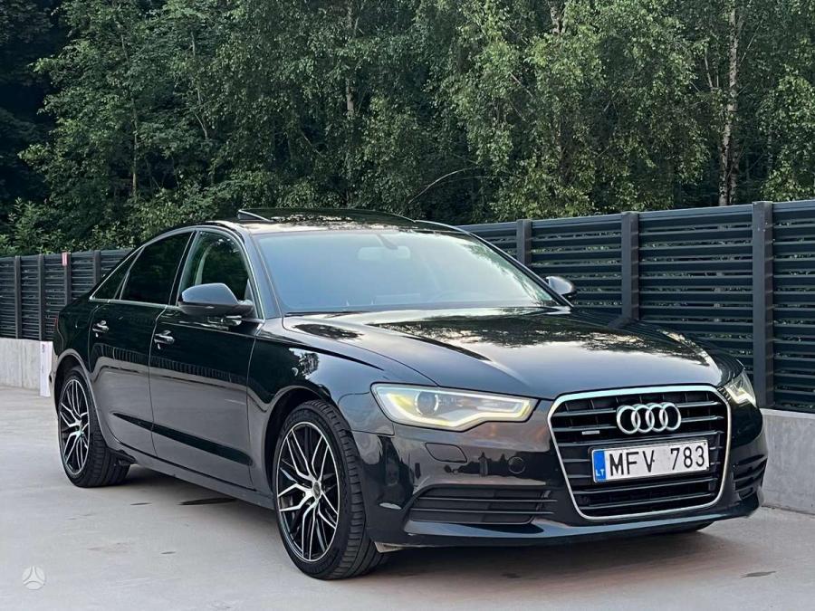 Black Audi A6 2012 in Vilnius, with an engine capacity of 2.97 L and mileage of 310 thousand km for 8200 €, photo 4 on AUTOMOTO.COM.LV