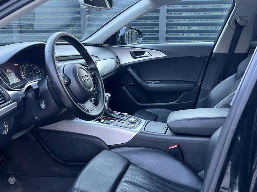 Black Audi A6 2012 in Vilnius, with an engine capacity of 2.97 L and mileage of 310 thousand km for 8200 €, photo 6 on AUTOMOTO.COM.LV