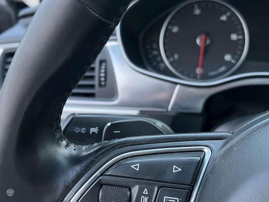 Black Audi A6 2012 in Vilnius, with an engine capacity of 2.97 L and mileage of 310 thousand km for 8200 €, photo 15 on AUTOMOTO.COM.LV