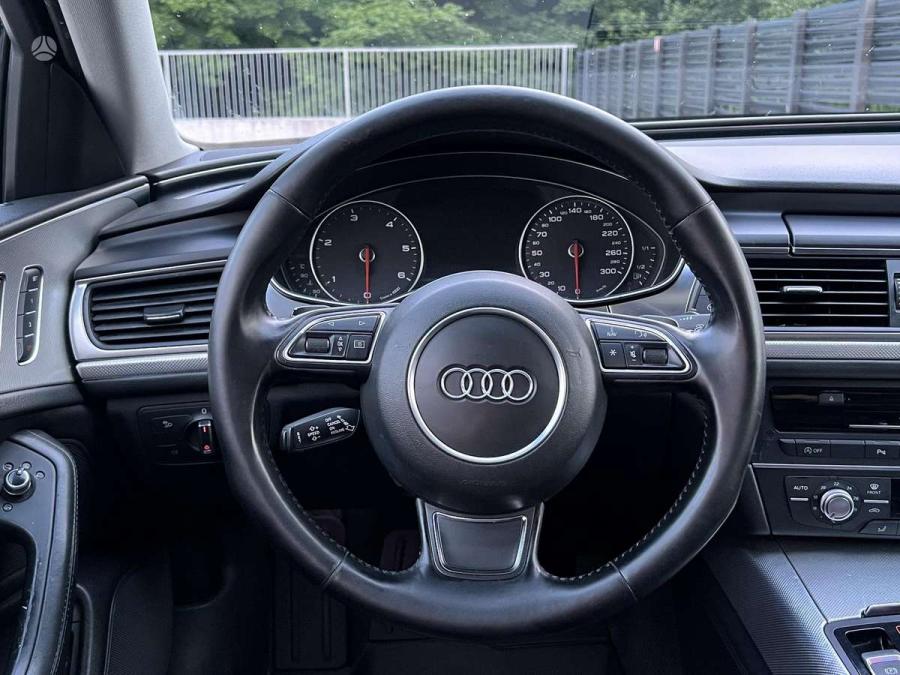 Black Audi A6 2012 in Vilnius, with an engine capacity of 2.97 L and mileage of 310 thousand km for 8200 €, photo 18 on AUTOMOTO.COM.LV