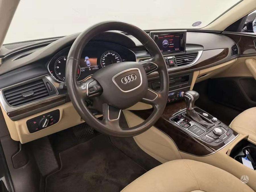 Melns Audi A6 2012 Viļņa, ar dzinēja tilpumu 2.77 L un nobraukumu 243 tūkst. km par 8000 €, foto 6 vietnē AUTOMOTO.COM.LV