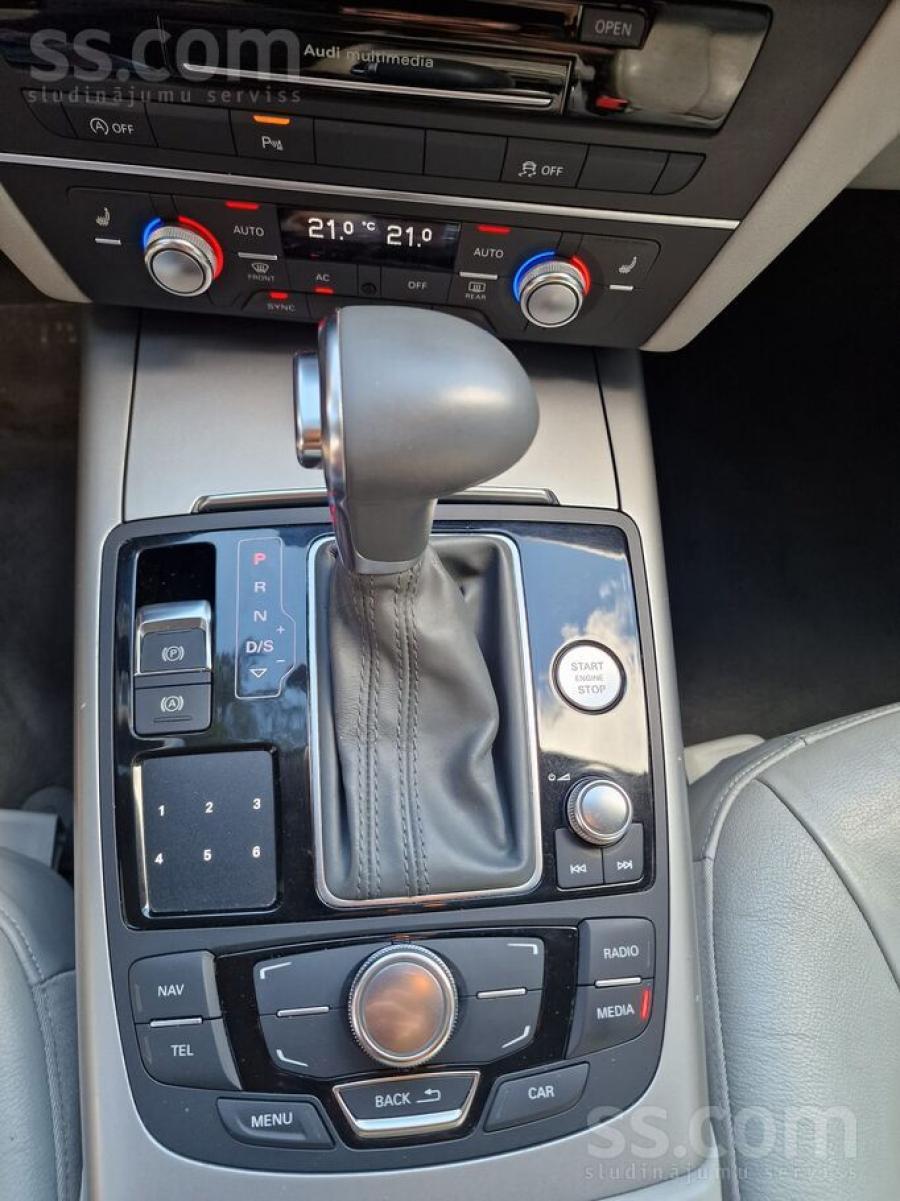 Black Audi A6 2012 in Riga, with an engine capacity of 3.00 L and mileage of 170 thousand km for 9990 €, photo 12 on AUTOMOTO.COM.LV