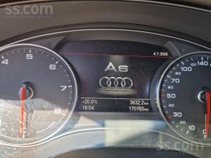 Black Audi A6 2012 in Riga, with an engine capacity of 3.00 L and mileage of 170 thousand km for 9990 €, photo 14 on AUTOMOTO.COM.LV