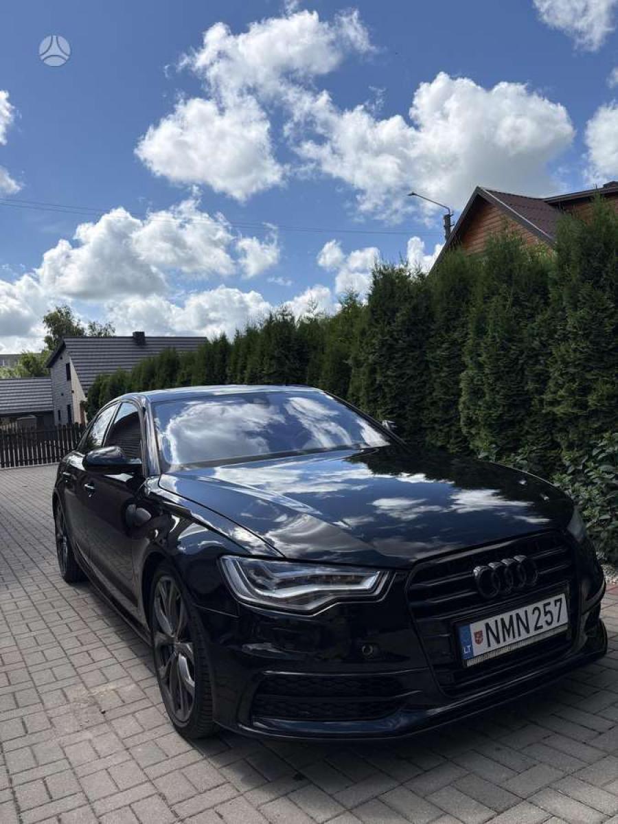Black Audi A6 2012 in Kelme, with an engine capacity of 3.00 L and mileage of 286 thousand km for 9400 €, photo 4 on AUTOMOTO.COM.LV