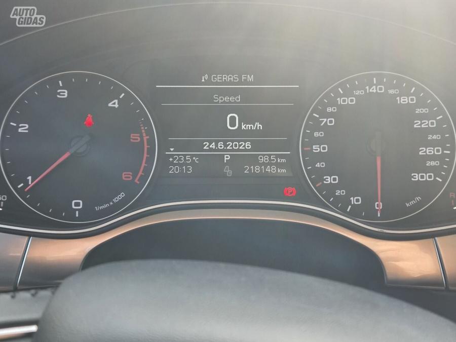 Black Audi A6 2012 in Kaunas, with an engine capacity of 2.00 L and mileage of 219 thousand km for 10499 €, photo 11 on AUTOMOTO.COM.LV