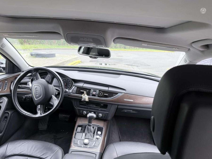 Black Audi A6 2012 in Vilnius, with an engine capacity of 3.00 L and mileage of 209 thousand km for 9999 €, photo 7 on AUTOMOTO.COM.LV