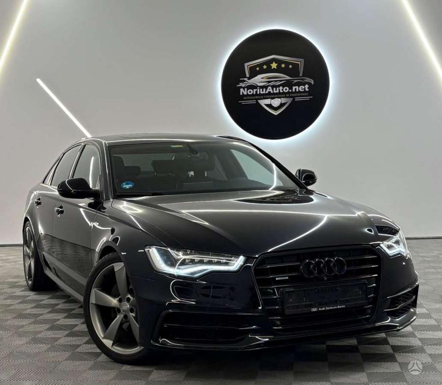 Black Audi A6 2012 in Marijampole, with an engine capacity of 2.97 L and mileage of 238 thousand km for 12999 €, photo 1 on AUTOMOTO.COM.LV