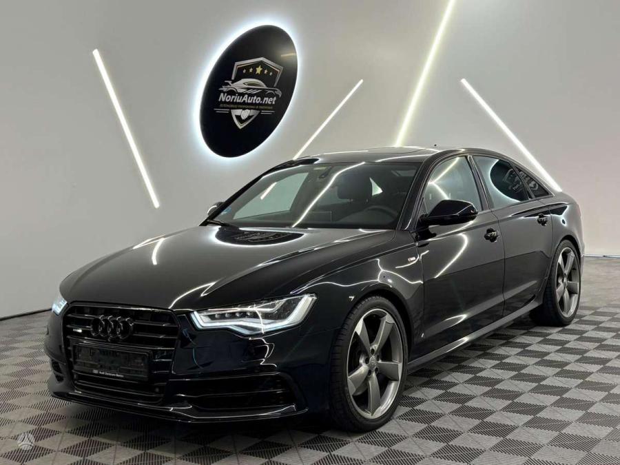 Black Audi A6 2012 in Marijampole, with an engine capacity of 2.97 L and mileage of 238 thousand km for 12999 €, photo 5 on AUTOMOTO.COM.LV
