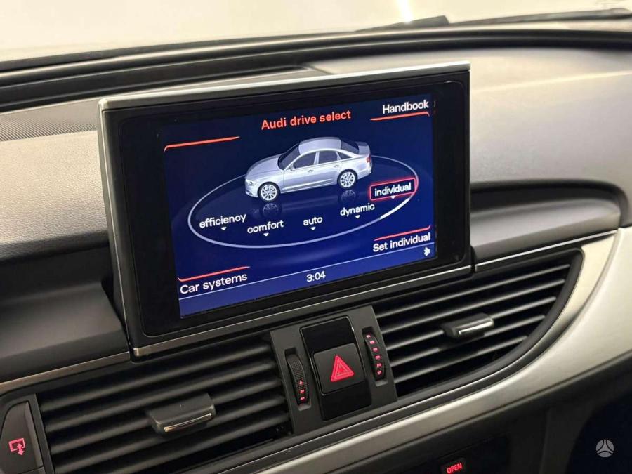 Black Audi A6 2012 in Marijampole, with an engine capacity of 2.97 L and mileage of 238 thousand km for 12999 €, photo 10 on AUTOMOTO.COM.LV