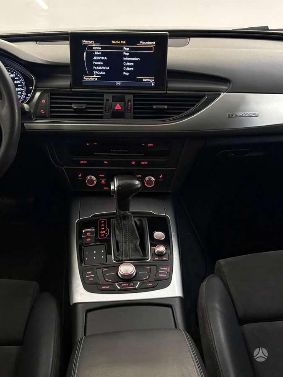 Black Audi A6 2012 in Marijampole, with an engine capacity of 2.97 L and mileage of 238 thousand km for 12999 €, photo 19 on AUTOMOTO.COM.LV