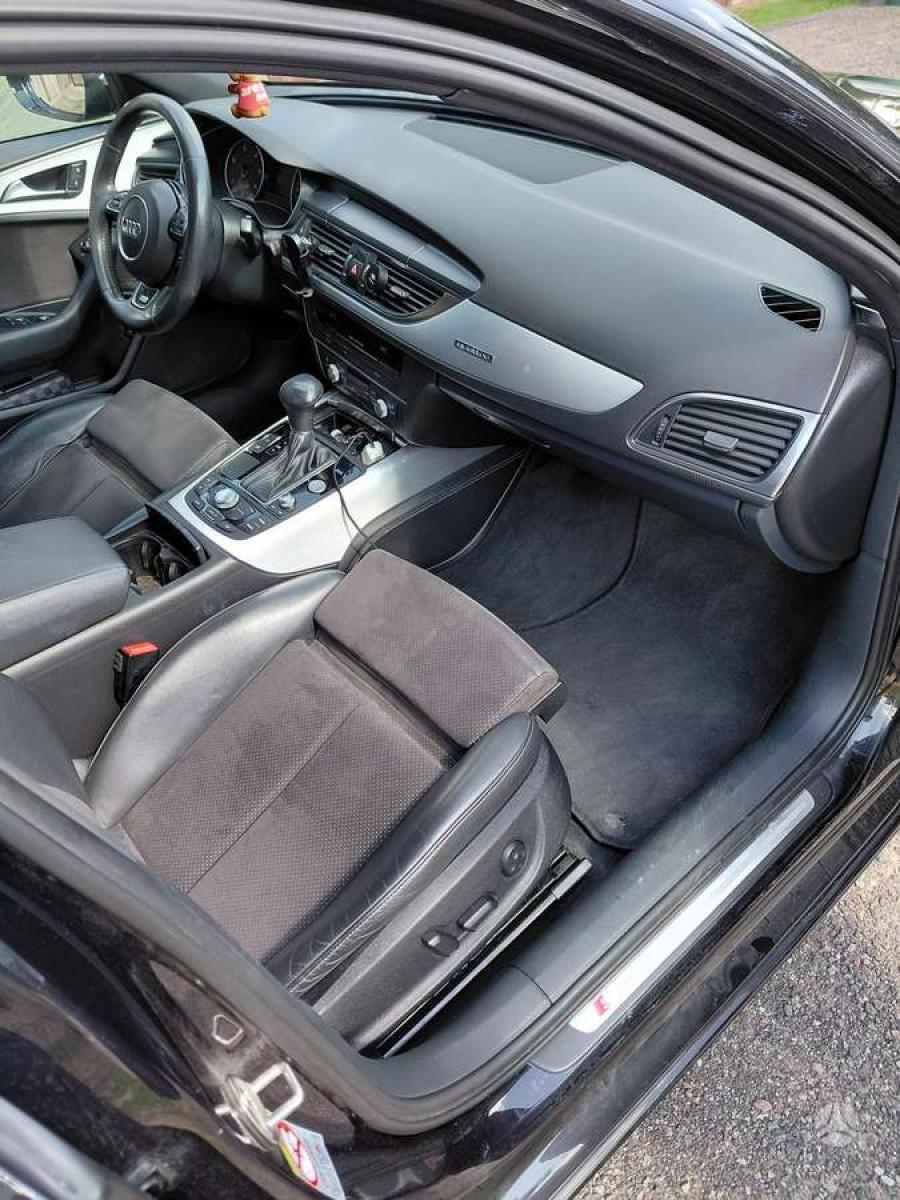 Black Audi A6 2012 in Vilnius, with an engine capacity of 2.97 L and mileage of 377 thousand km for 11500 €, photo 7 on AUTOMOTO.COM.LV