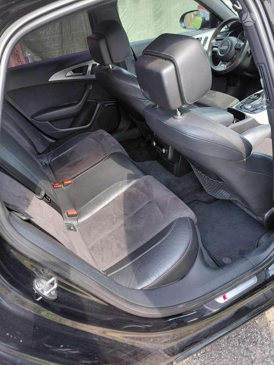 Black Audi A6 2012 in Vilnius, with an engine capacity of 2.97 L and mileage of 377 thousand km for 11500 €, photo 8 on AUTOMOTO.COM.LV