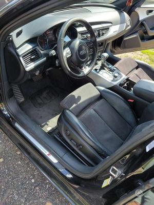 Black Audi A6 2012 in Vilnius, with an engine capacity of 2.97 L and mileage of 377 thousand km for 11500 €, photo 10 on AUTOMOTO.COM.LV