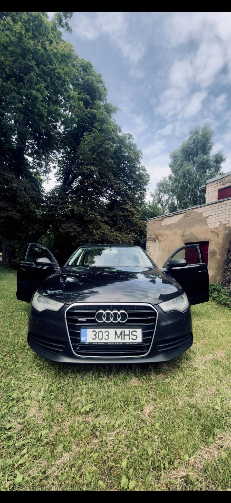 Black Audi A6 2012 in Viljandi, with an engine capacity of 3.00 L and mileage of 346 thousand km for 8500 €, photo 1 on AUTOMOTO.COM.LV