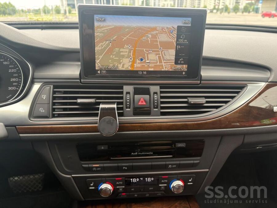 Черный Ауди А6 2012 в Рига, объемом двигателя 2.80 л и пробегом 214 тыс. км за 9000 €, фото 18 на AUTOMOTO.COM.LV