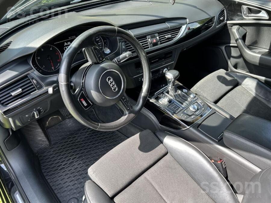 Melns Audi A6 2012 Ludza, ar dzinēja tilpumu 3.00 L un nobraukumu 409 tūkst. km par 12200 €, foto 12 vietnē AUTOMOTO.COM.LV
