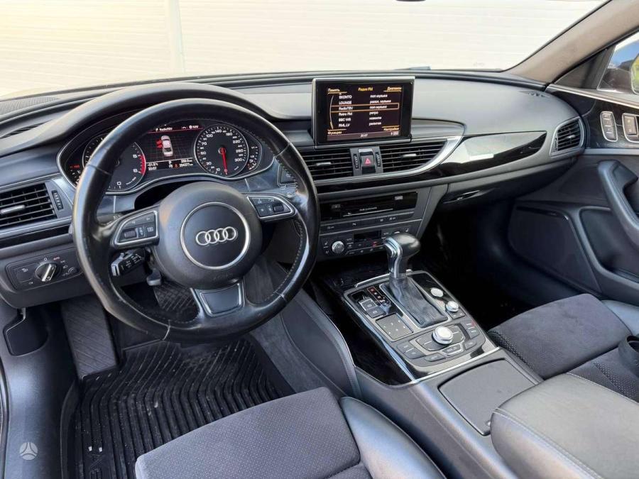 Black Audi A6 2012 in Riga, with an engine capacity of 2.97 L and mileage of 283 thousand km for 11500 €, photo 22 on AUTOMOTO.COM.LV