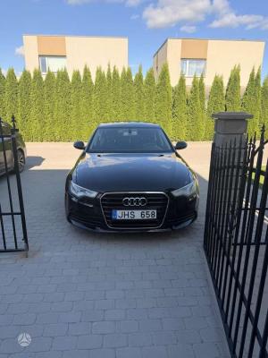 Melns Audi A6 2012 Kauņa, ar dzinēja tilpumu 1.97 L un nobraukumu 420 tūkst. km par 6200 €, foto  vietnē AUTOMOTO.COM.LV