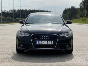 Black Audi A6 2012 in Valmiera, with an engine capacity of 3.00 L and mileage of 320 thousand km for 9850 €, photo 3 on AUTOMOTO.COM.LV