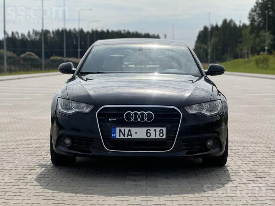 Black Audi A6 2012 in Valmiera, with an engine capacity of 3.00 L and mileage of 320 thousand km for 9850 €, photo 3 on AUTOMOTO.COM.LV