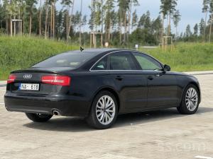 Black Audi A6 2012 in Valmiera, with an engine capacity of 3.00 L and mileage of 320 thousand km for 9850 €, photo 6 on AUTOMOTO.COM.LV