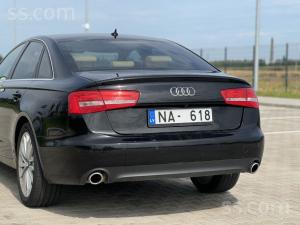 Black Audi A6 2012 in Valmiera, with an engine capacity of 3.00 L and mileage of 320 thousand km for 9850 €, photo 7 on AUTOMOTO.COM.LV