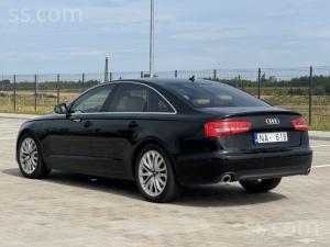 Black Audi A6 2012 in Valmiera, with an engine capacity of 3.00 L and mileage of 320 thousand km for 9850 €, photo 8 on AUTOMOTO.COM.LV