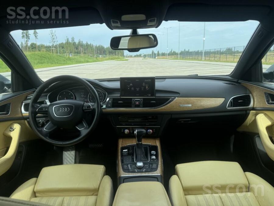 Black Audi A6 2012 in Valmiera, with an engine capacity of 3.00 L and mileage of 320 thousand km for 9850 €, photo 12 on AUTOMOTO.COM.LV