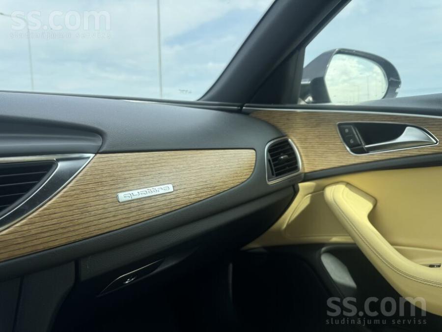 Black Audi A6 2012 in Valmiera, with an engine capacity of 3.00 L and mileage of 320 thousand km for 9850 €, photo 19 on AUTOMOTO.COM.LV