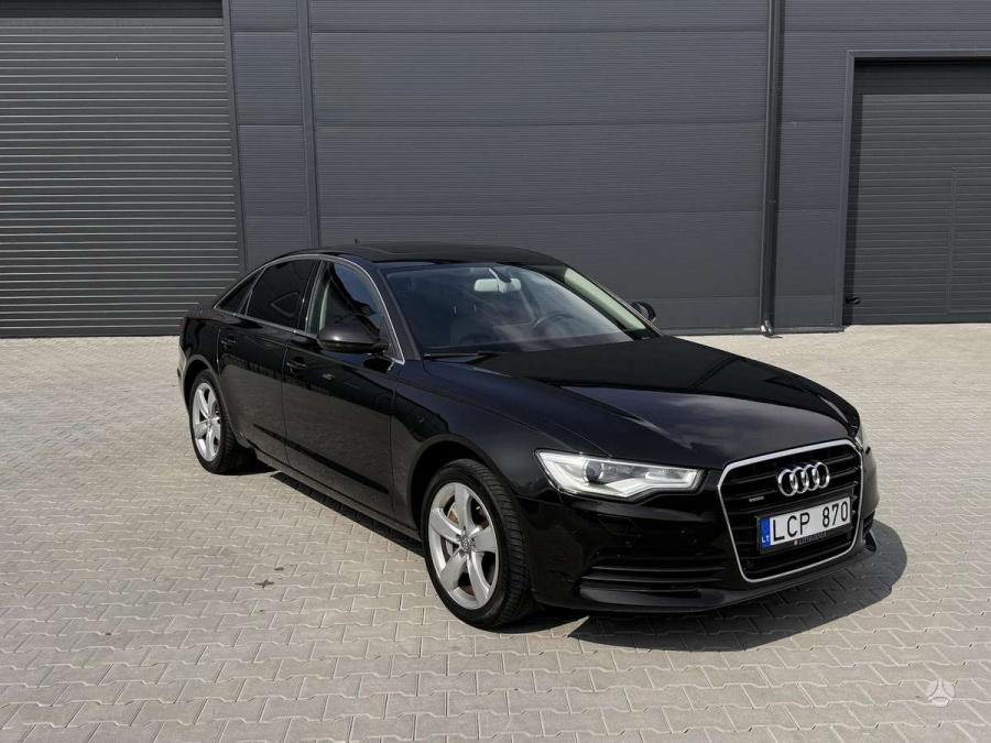 Black Audi A6 2012 in Klaipeda, with an engine capacity of 3.00 L and mileage of 178 thousand km for 10300 €, photo 1 on AUTOMOTO.COM.LV