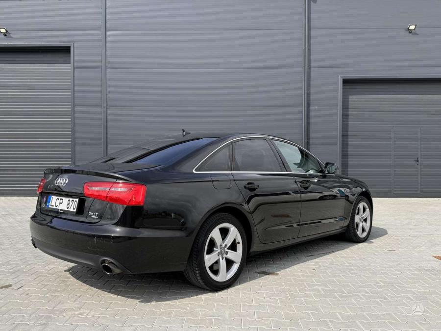 Black Audi A6 2012 in Klaipeda, with an engine capacity of 3.00 L and mileage of 178 thousand km for 10300 €, photo 7 on AUTOMOTO.COM.LV