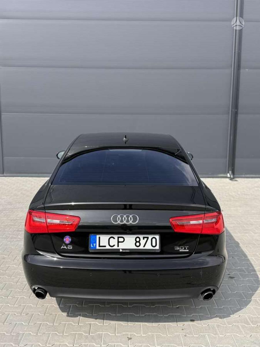 Black Audi A6 2012 in Klaipeda, with an engine capacity of 3.00 L and mileage of 178 thousand km for 10300 €, photo 8 on AUTOMOTO.COM.LV