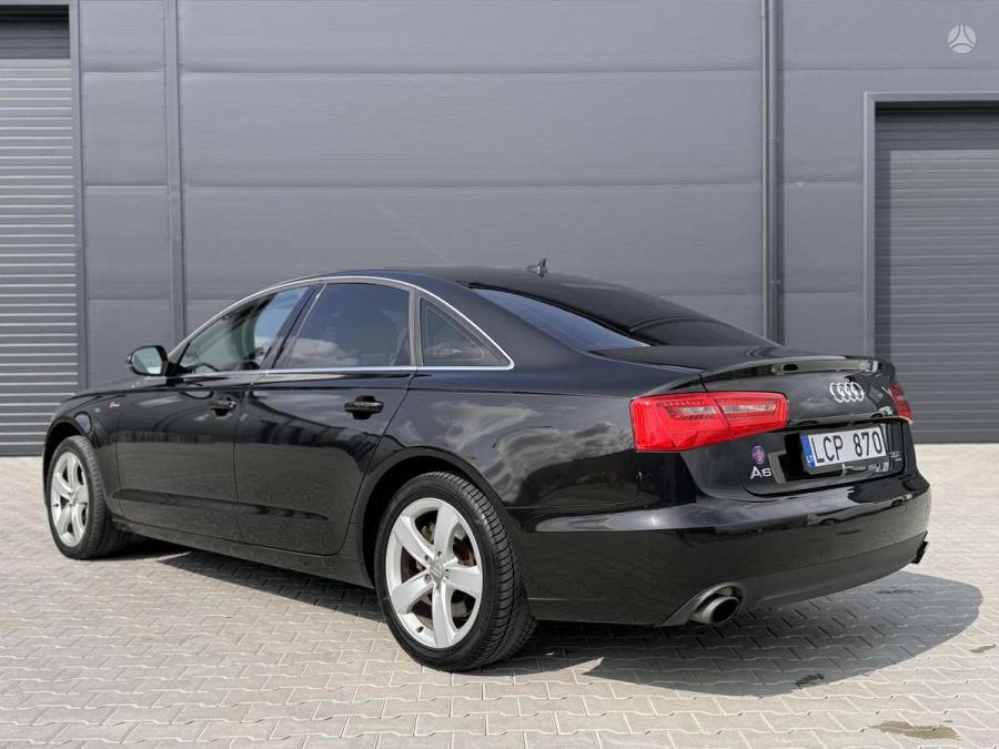 Black Audi A6 2012 in Klaipeda, with an engine capacity of 3.00 L and mileage of 178 thousand km for 10300 €, photo 10 on AUTOMOTO.COM.LV