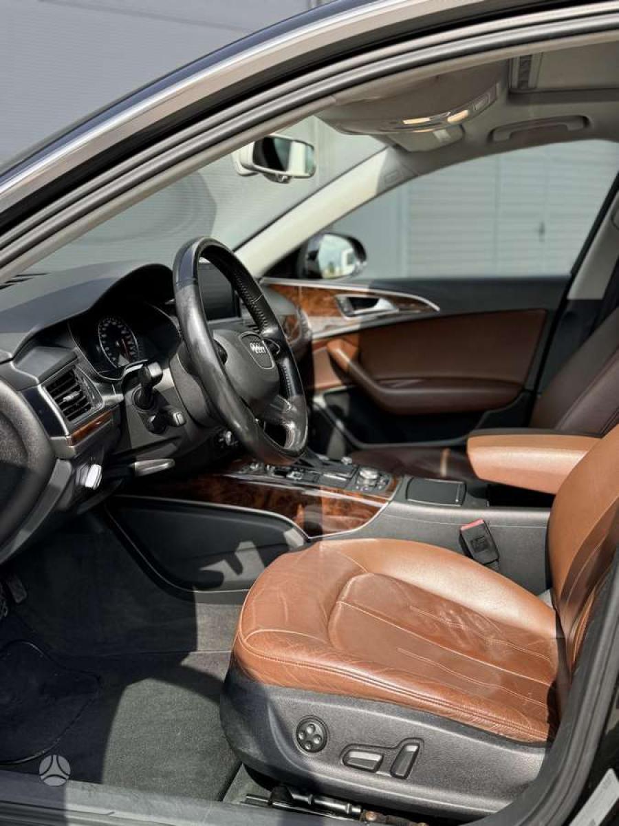 Black Audi A6 2012 in Klaipeda, with an engine capacity of 3.00 L and mileage of 178 thousand km for 10300 €, photo 19 on AUTOMOTO.COM.LV