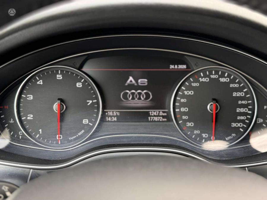 Black Audi A6 2012 in Klaipeda, with an engine capacity of 3.00 L and mileage of 178 thousand km for 10300 €, photo 33 on AUTOMOTO.COM.LV