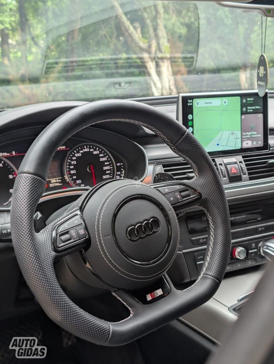 Black Audi A6 2012 in Kaunas, with an engine capacity of 2.00 L and mileage of 325 thousand km for 11200 €, photo 11 on AUTOMOTO.COM.LV