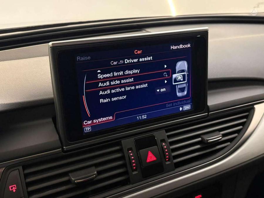 Black Audi A6 2012 in Marijampole, with an engine capacity of 2.97 L and mileage of 262 thousand km for 12750 €, photo 15 on AUTOMOTO.COM.LV