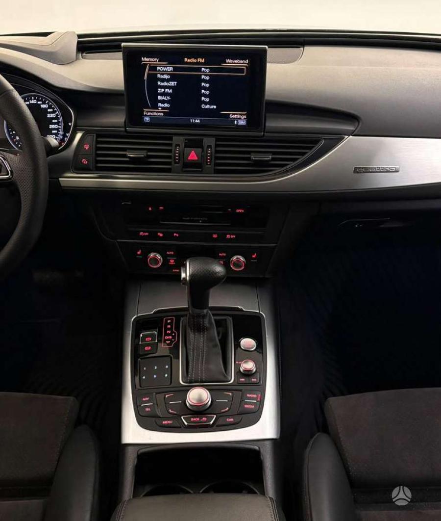 Black Audi A6 2012 in Marijampole, with an engine capacity of 2.97 L and mileage of 262 thousand km for 12750 €, photo 23 on AUTOMOTO.COM.LV