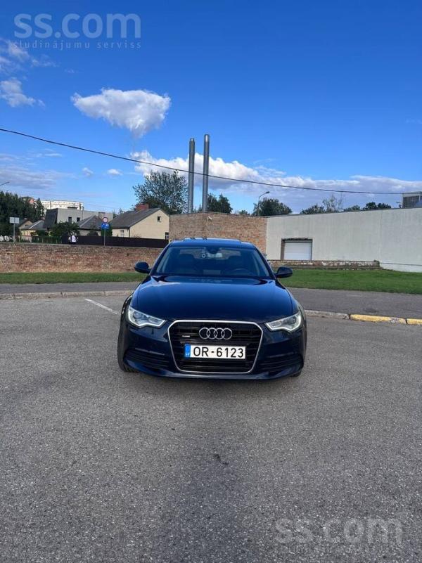 Black Audi A6 2012 in Riga, with an engine capacity of 3.00 L and mileage of 195 thousand km for 13500 €, photo 1 on AUTOMOTO.COM.LV