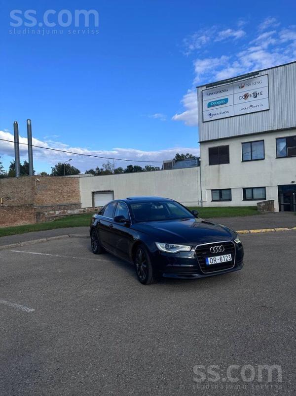 Black Audi A6 2012 in Riga, with an engine capacity of 3.00 L and mileage of 195 thousand km for 13500 €, photo 4 on AUTOMOTO.COM.LV