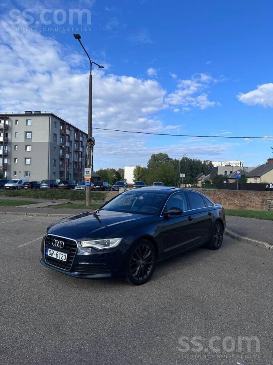 Black Audi A6 2012 in Riga, with an engine capacity of 3.00 L and mileage of 195 thousand km for 13500 €, photo 5 on AUTOMOTO.COM.LV