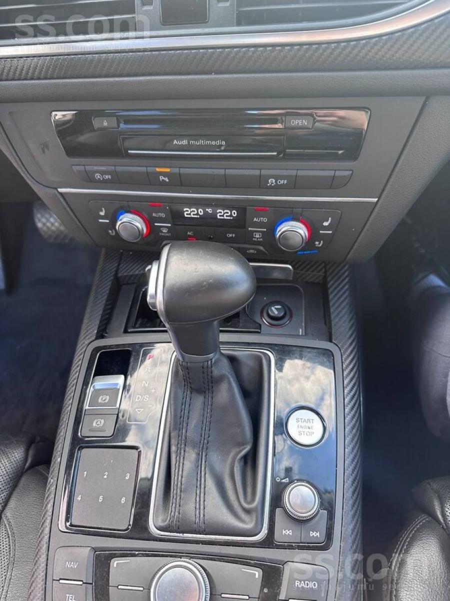 Black Audi A6 2012 in Riga, with an engine capacity of 3.00 L and mileage of 195 thousand km for 13500 €, photo 9 on AUTOMOTO.COM.LV