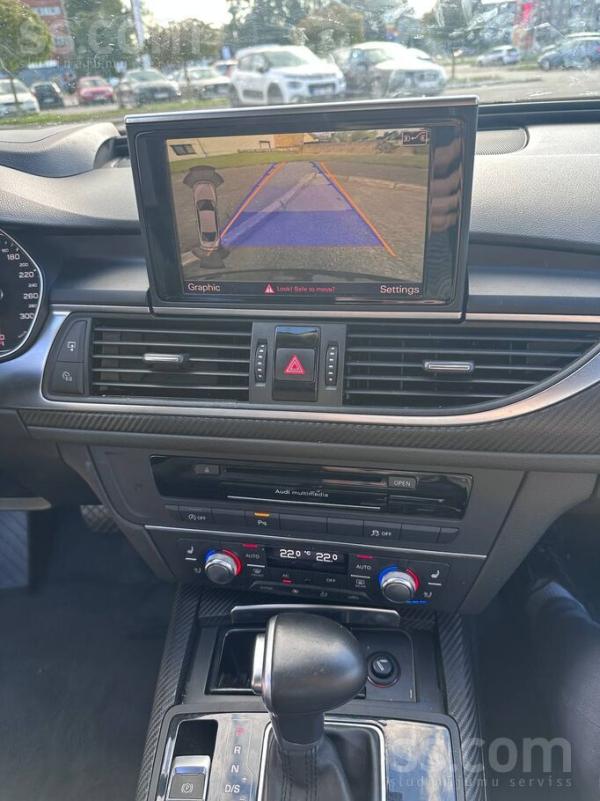 Black Audi A6 2012 in Riga, with an engine capacity of 3.00 L and mileage of 195 thousand km for 13500 €, photo 10 on AUTOMOTO.COM.LV