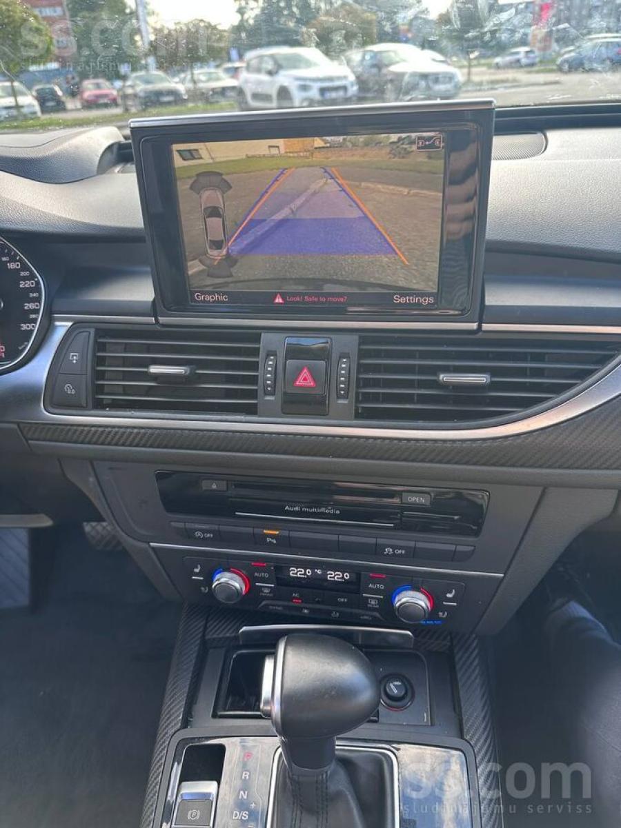 Black Audi A6 2012 in Riga, with an engine capacity of 3.00 L and mileage of 195 thousand km for 13500 €, photo 10 on AUTOMOTO.COM.LV