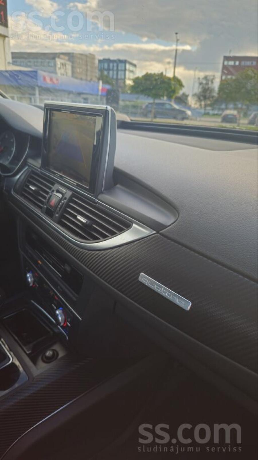 Black Audi A6 2012 in Riga, with an engine capacity of 3.00 L and mileage of 195 thousand km for 13500 €, photo 11 on AUTOMOTO.COM.LV