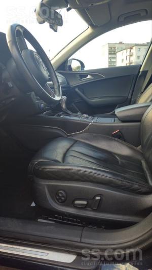 Black Audi A6 2012 in Riga, with an engine capacity of 3.00 L and mileage of 195 thousand km for 13500 €, photo 15 on AUTOMOTO.COM.LV