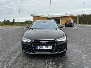 Black Audi A6 2012 in Narva, with an engine capacity of 3.00 L and mileage of 362 thousand km for 6990 €, photo 4 on AUTOMOTO.COM.LV